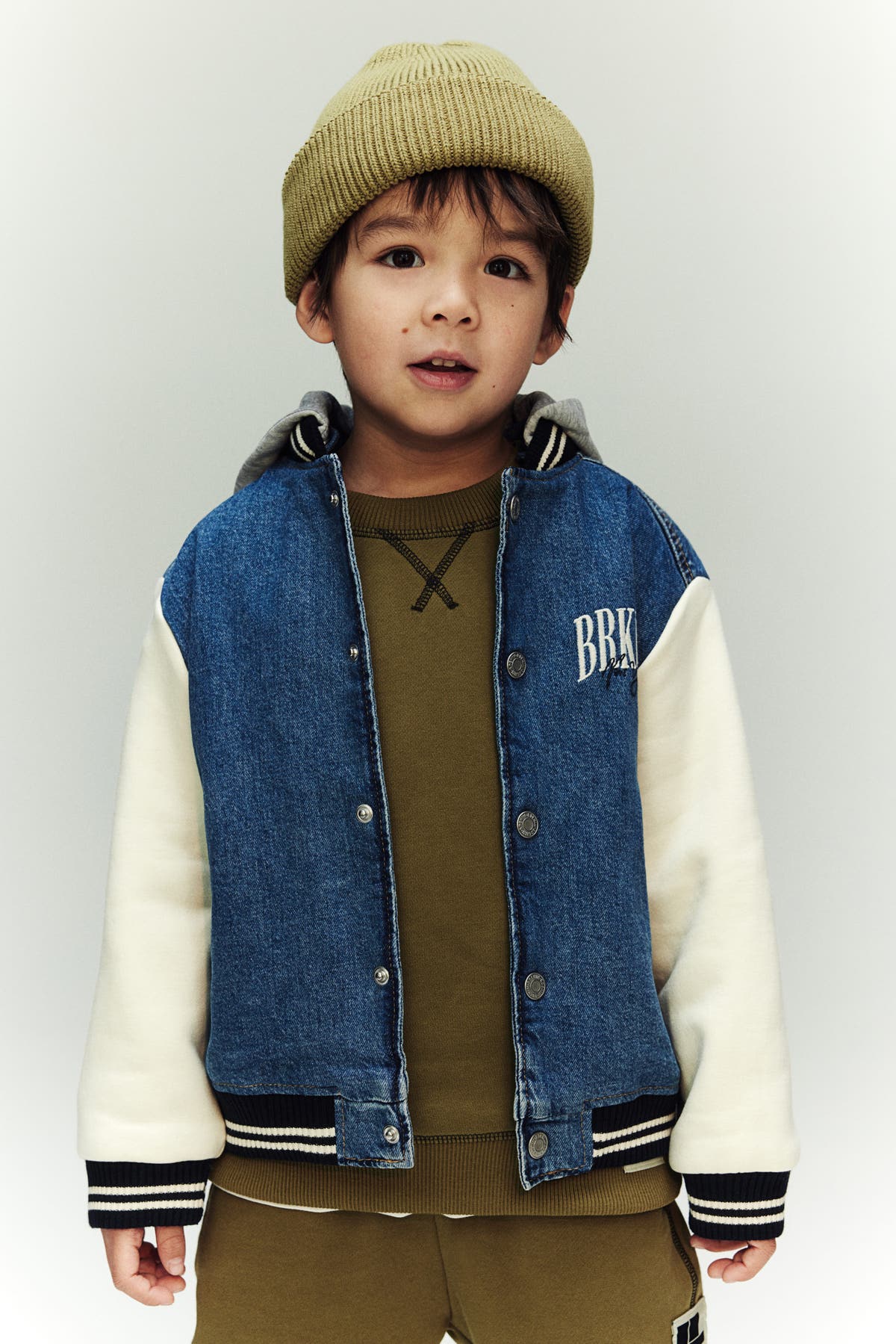 Denim Baseball Jacket | H&M Egypt