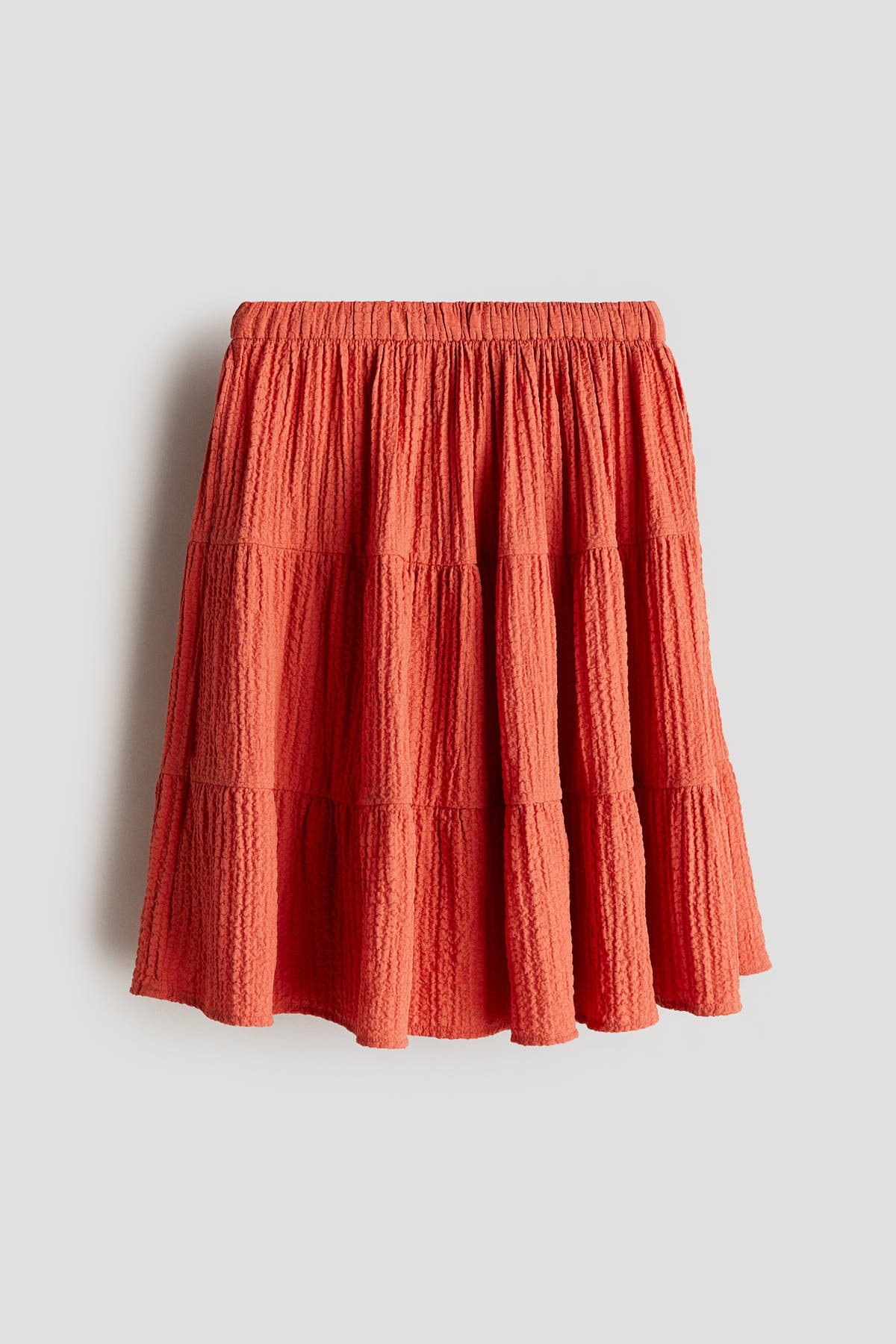 Tiered Seersucker Skirt | H&M Egypt